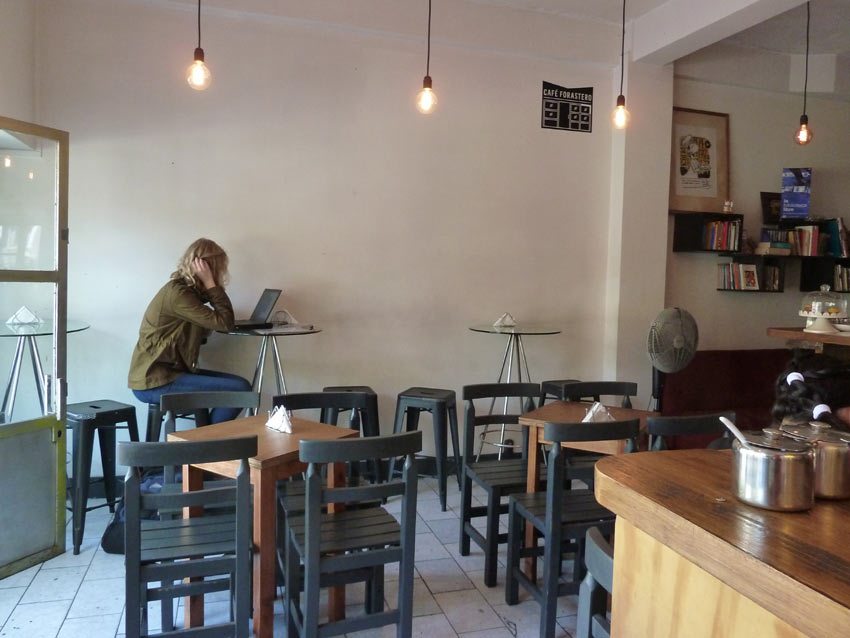 Coffee places where you can think